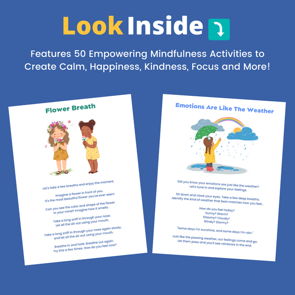 50 Mindfulness Activities for Kids (PDF) - Alphabet For Humanity
