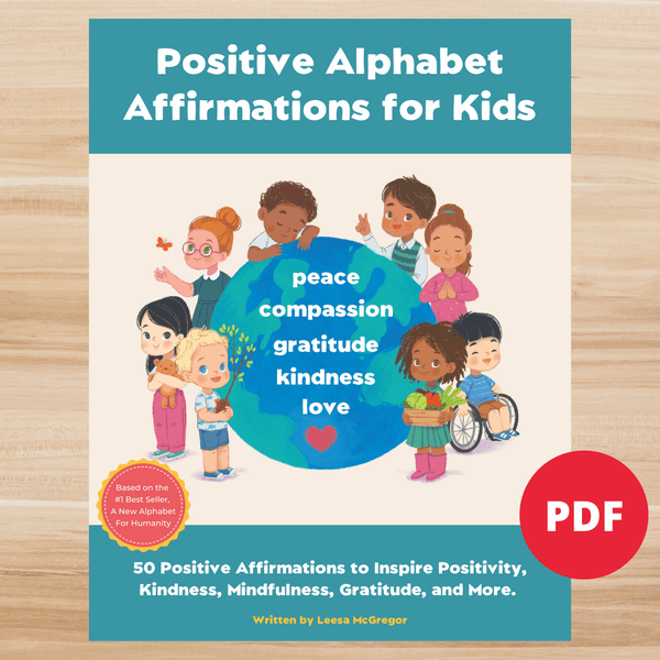 Positive Alphabet Affirmations for Kids (PRINTABLE PDF) - Alphabet For ...