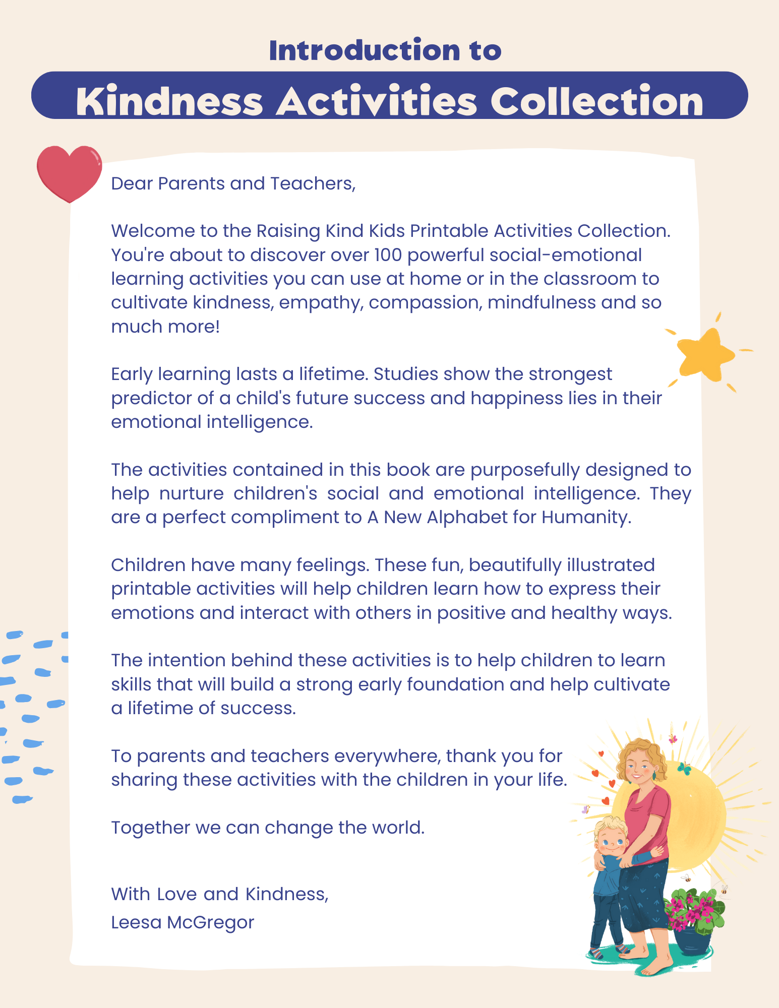 100 Activities for Raising Kind and Caring Kids (PRINTABLE PDF ...