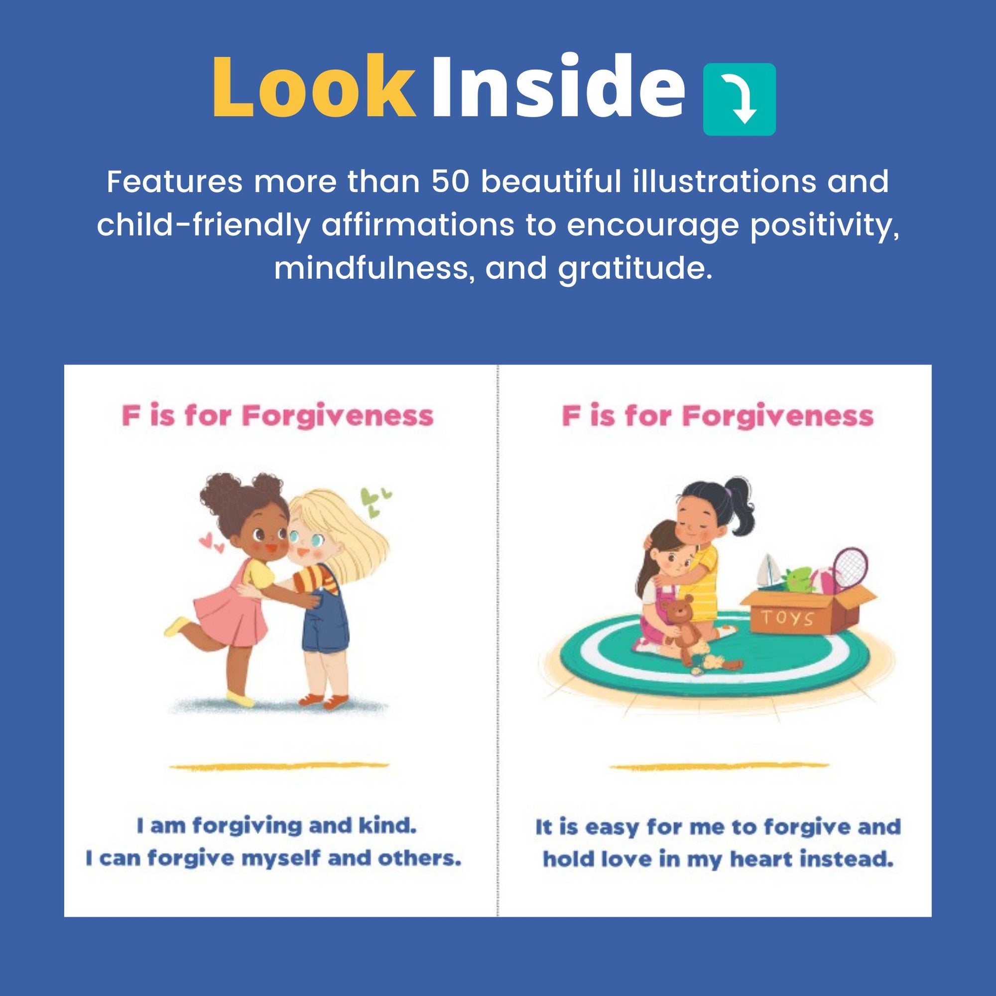 Positive Alphabet Affirmations for Kids (PRINTABLE PDF) - Alphabet For ...