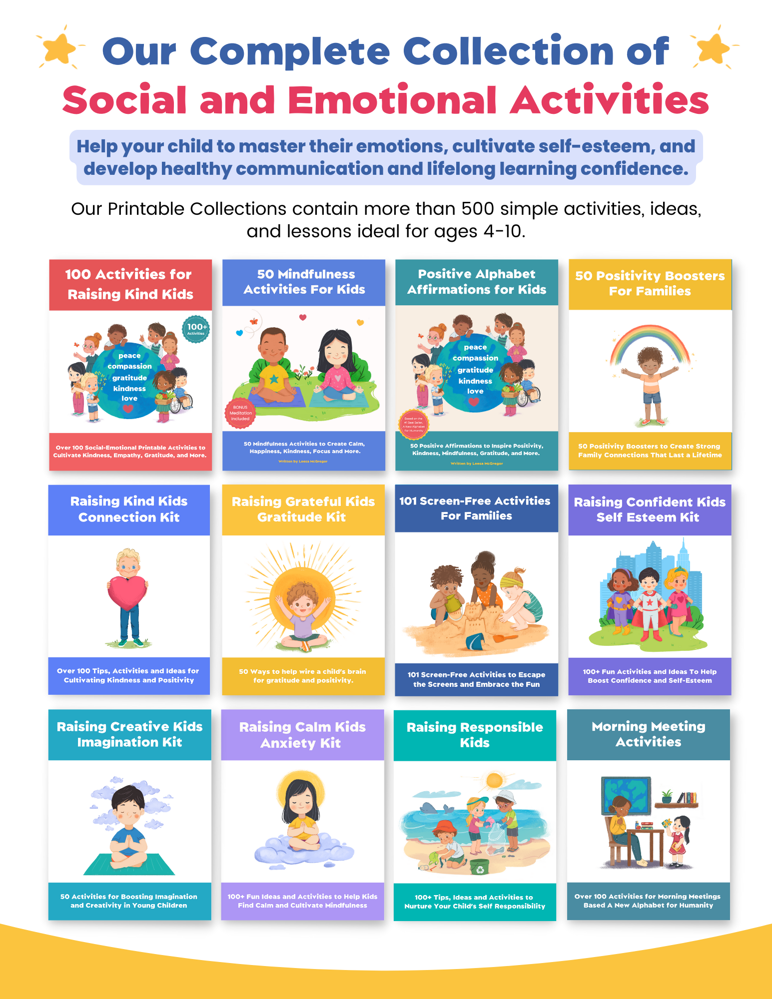 Raising Confident Kids Self Esteem Kit (PRINTABLE PDF) - Alphabet For ...