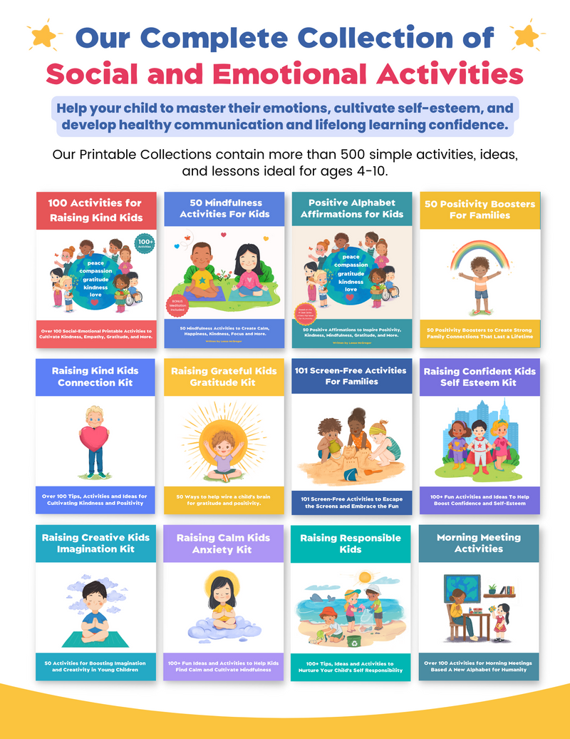 Raising Confident Kids Self Esteem Kit (PRINTABLE PDF) - Alphabet For ...