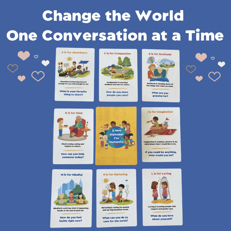 Best Selling Book and Conversation Cards - Alphabet For Humanity