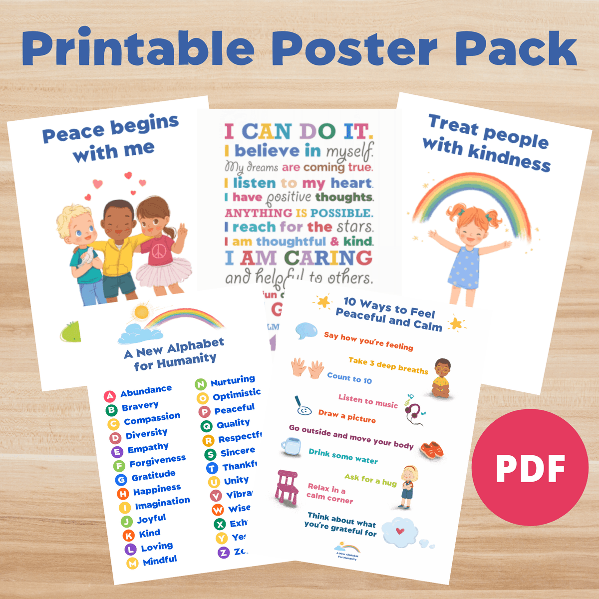 Ultimate SEL Printables Collection (SAVE 30%) - Alphabet For Humanity